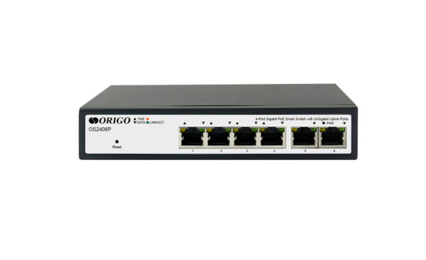 Origo OS2406P/60W Настраиваемый L2 PoE-коммутатор 4x1000Base-T PoE+ ...